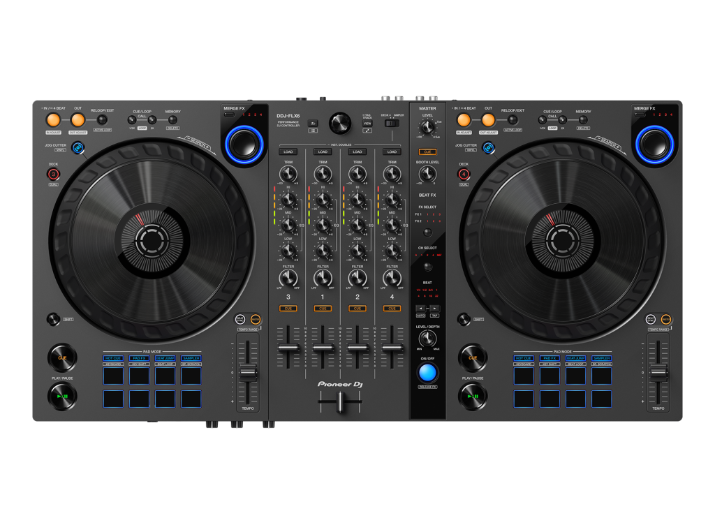 Pioneer Dj DdjFlx6-GT 4-channel DJ controller for multiple DJ ...